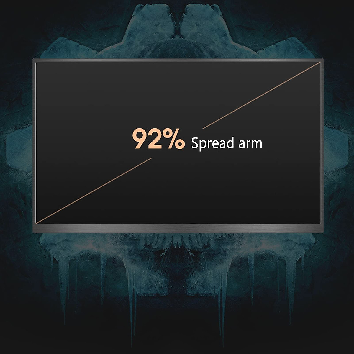 DFZ Screen Monitor, 15 Inch HDMI Small Portable Monitor with Built-in Speakers for PC, Works As Screen, Gaming Monitor