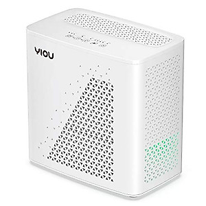 YIOU Air Purifier, Large Room Up to 547 Ft², H13 True HEPA Filter for Wildfires, Pets Hair, Dander, Smoke, Pollen, Quiet 20dB Air Cleaner for Bedroom Home Office Living Room Kitchen, R1(White)