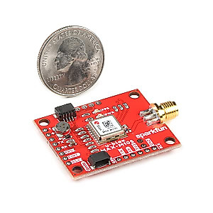 SparkFun GNSS Receiver Breakout - MAX-M10S Module 3.3V VCC and I/O Software Configurable Board Dimensions: 1.74"in x 1.20"in