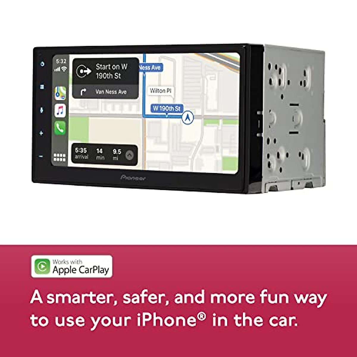 Pioneer Car Electronics DMH-W2770NEX 6.8" Amazon Alexa When Paired with Pioneer Vozsis App, Android Auto, Apple CarPlay, Bluetooth, SiriusXM-Ready – Multimedia Digital Media Receiver, Black