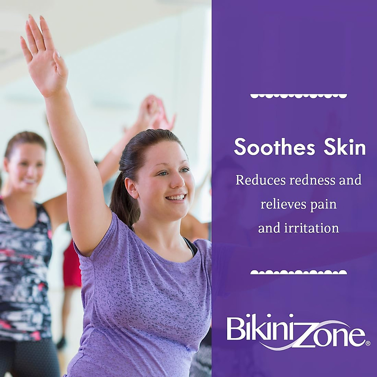 Bikini Zone Medicated After Shave Crème with Soothing Lidocaine, 1 Oz, 3 Pack