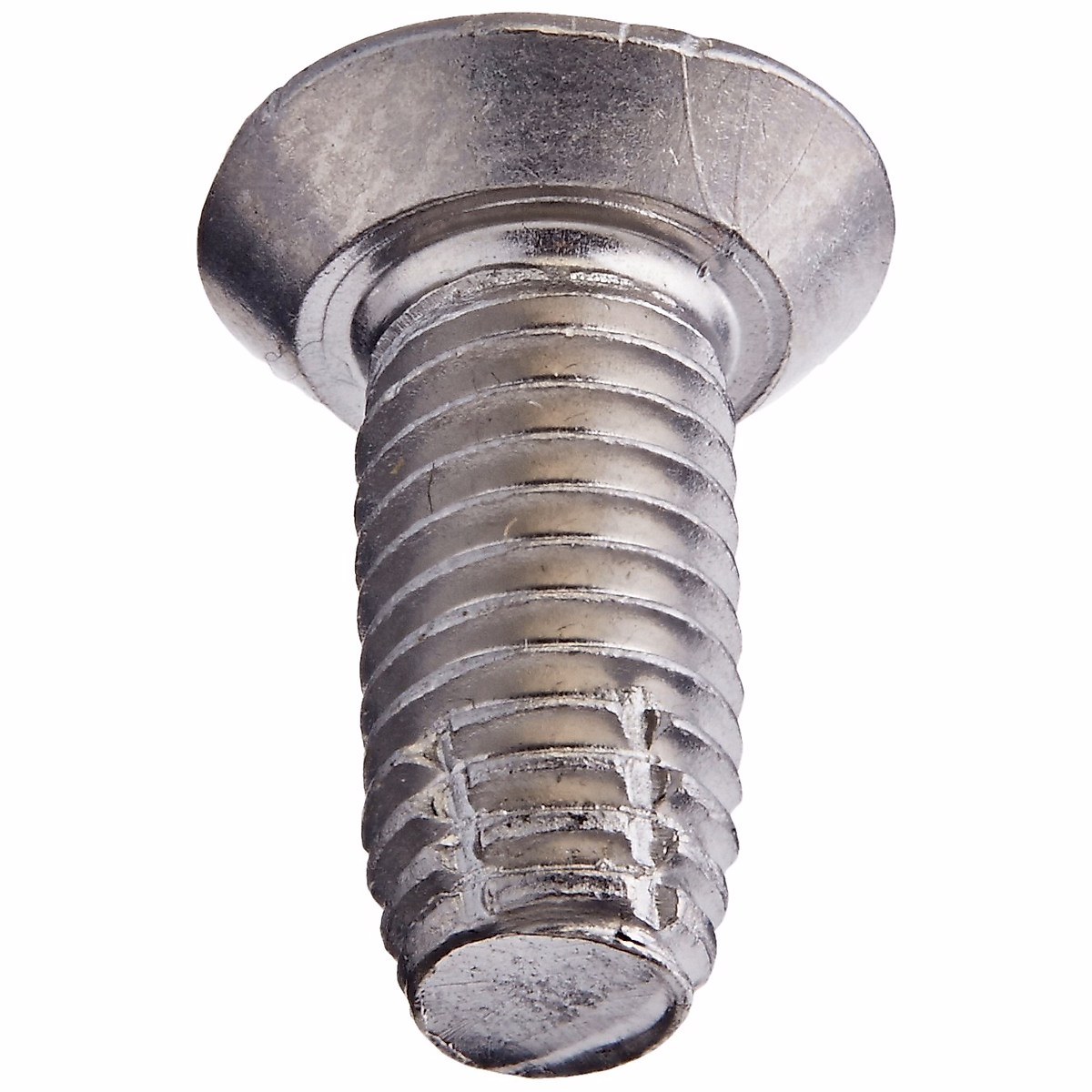 Small Parts 1108FPU410 410 Stainless Steel Thread Cutting Screw, Plain Finish, 82 Degree Flat Undercut Head, Phillips Drive, Type F, #10-32 Thread Size, 1/2" Length (Pack of 25)
