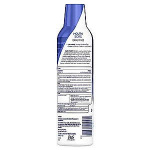 Oral-B Mouth Sore Mouthwash Special Care Oral Rinse, Hydrogen Peroxide Mouthwash, 16 fl oz, Mouthwash Alcohol Free
