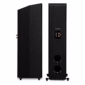 Fluance Signature HiFi Surround Sound Home Theater 7.1 Channel Speaker System including 3-Way Floorstanding Towers, Center Channel, Surrounds and Rear Surrounds and DB12 Subwoofer - Black Ash (HF71BR)