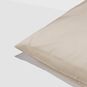 Silvon Anti-Acne Silver Infused Pillowcase - Woven with Pure Silver and Premium Breathable Supima Cotton - Ultra Soft (King, Sund/Beige)