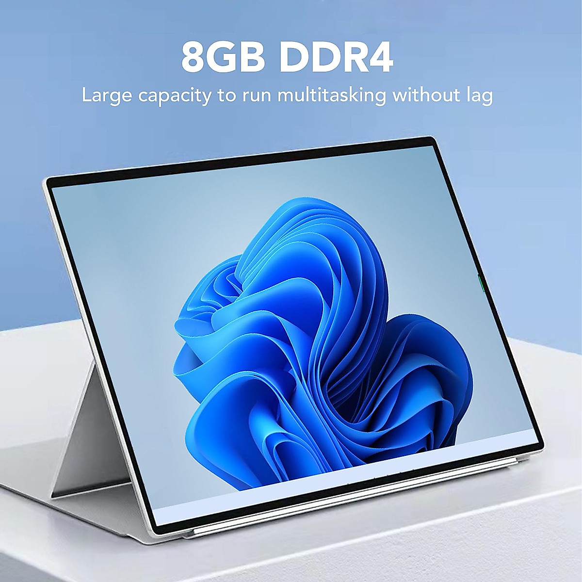 DAUERHAFT Portable Laptop Tablet 12.3 Inch 2 in 1 Laptop 3K Touch Screen Dual Speakers 3500mAh Ultra Slim for Work (US Plug 8GB+512GB)