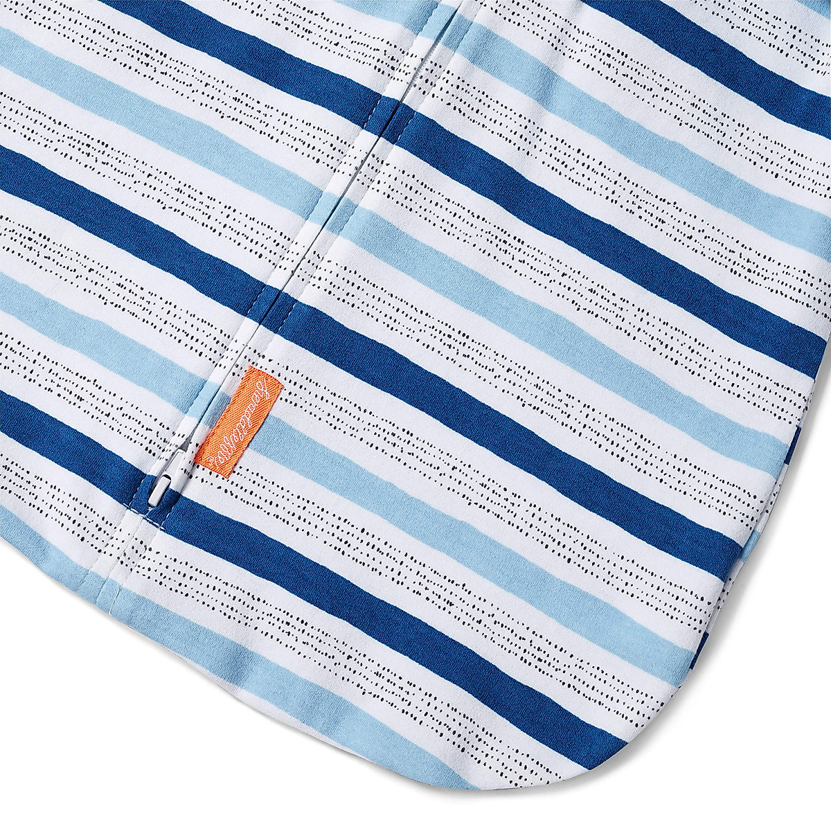 SwaddleMe Arms Free Convertible Swaddle – Size Large, 3-6 Months, 1-Pack (Chambray Stripe)