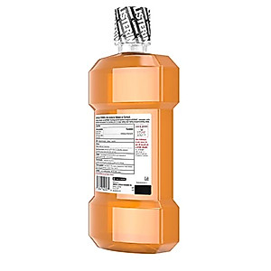 Listerine Ultraclean Oral Care Antiseptic Mouthwash with Everfresh Technology to Help Fight Bad Breath, Gingivitis, Plaque and Tartar, Fresh Citrus, 1 L