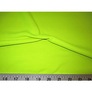 Discount Fabric Tubular Cotton Jersey Spandex Knit Neon Yellow TB108