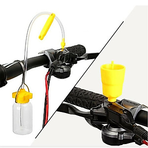 YAKAMOZ MTB Bike Hydraulic Disc Brake Bleed Kit Bicycle Brakes DOT Oil Bleed Tool for Shimano Magura Tektro Sram Avid Hayes Mountain Bike Brakes Repair Tools