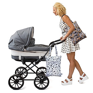 FLOCK THREE 2pcs Wet Dry Bag Waterproof Tote Reusable Wet Clothes Baby Diapers Stroller Swimsuit Travel Small Larger Electronics Toiletries Pouch Cute Dogs