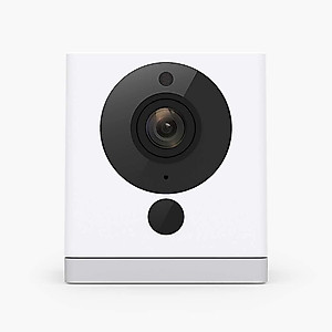 Wyze Cam 1080p HD Indoor WiFi Smart Home Camera with Night Vision, 2-Way Audio, Works with Alexa & the Google Assistant (Pack of 2), White - WYZEC2X2