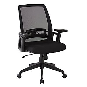 Work Smart SPX61522-3 Office Chair, Black