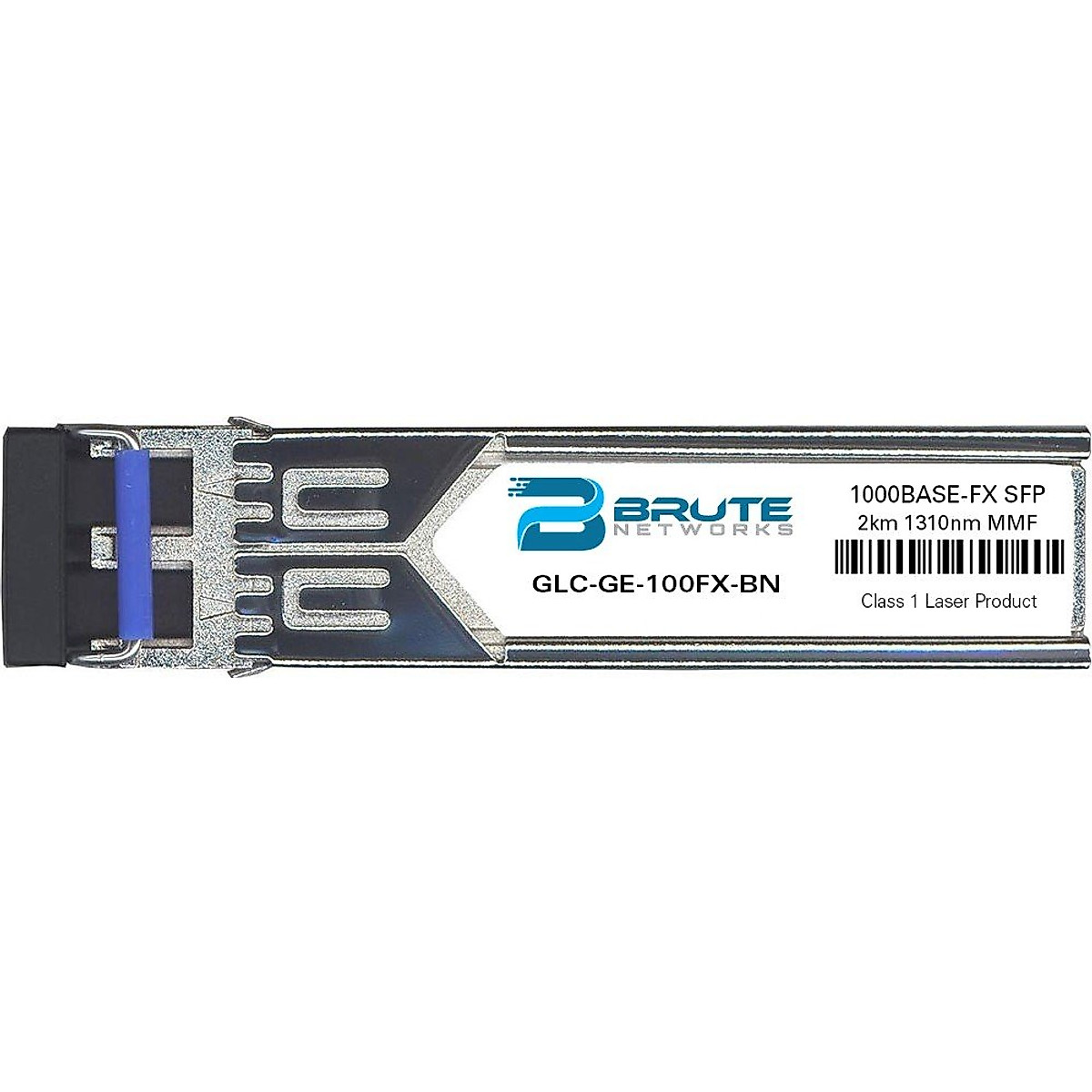 Brute Networks GLC-GE-100FX-BN - 100BASE-FX 2km MMF 1310nm SFP Transceiver (Compatible with OEM PN# GLC-GE-100FX)