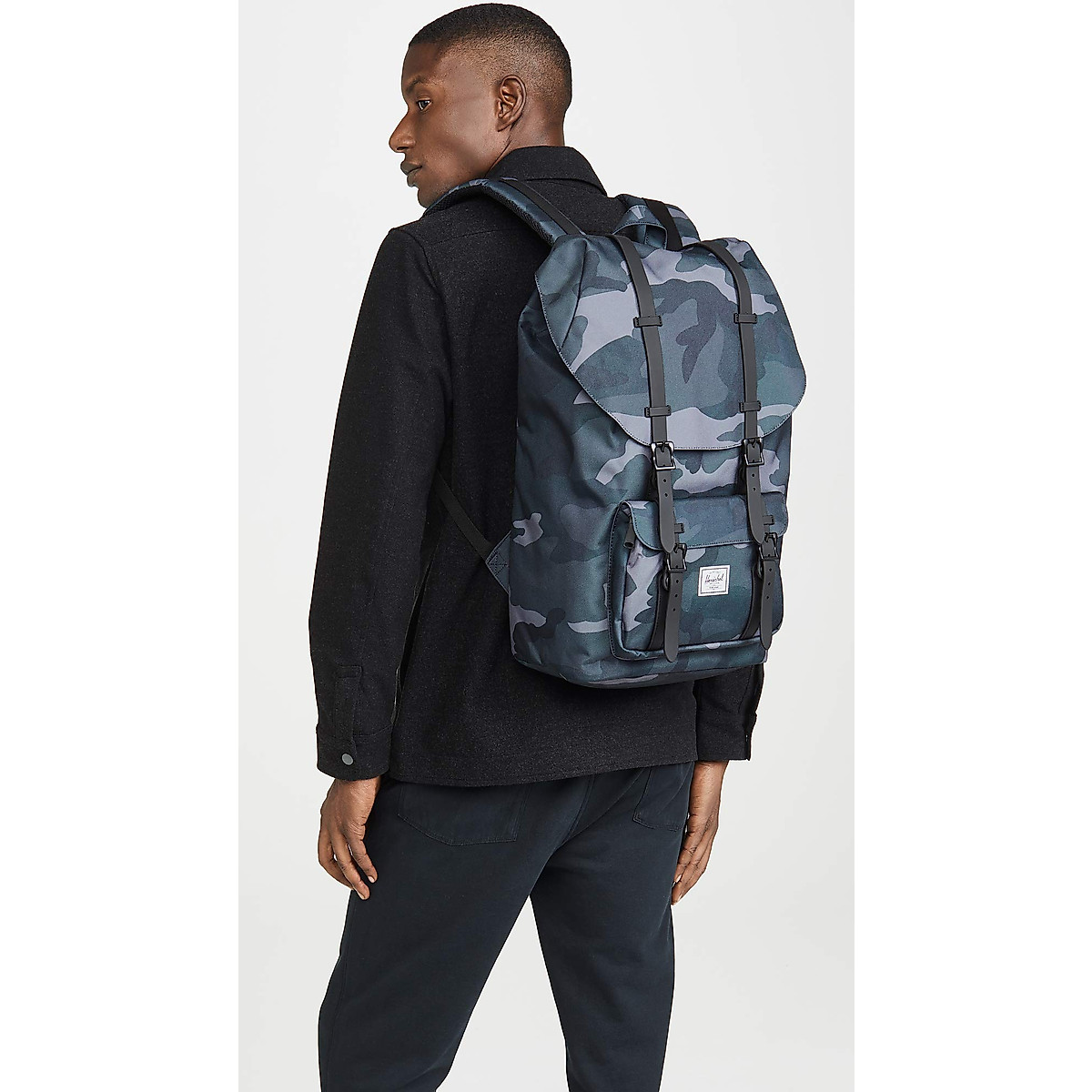 Herschel Little America Laptop Backpack, Night Camo, Classic 25.0L