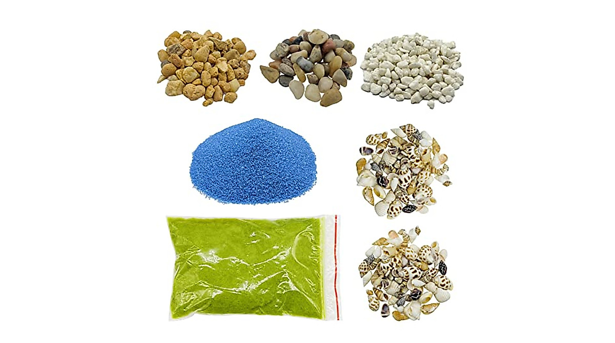 Cayway 7 Pack Miniature Basing Kit Scenery Basing Material Kit Include ...