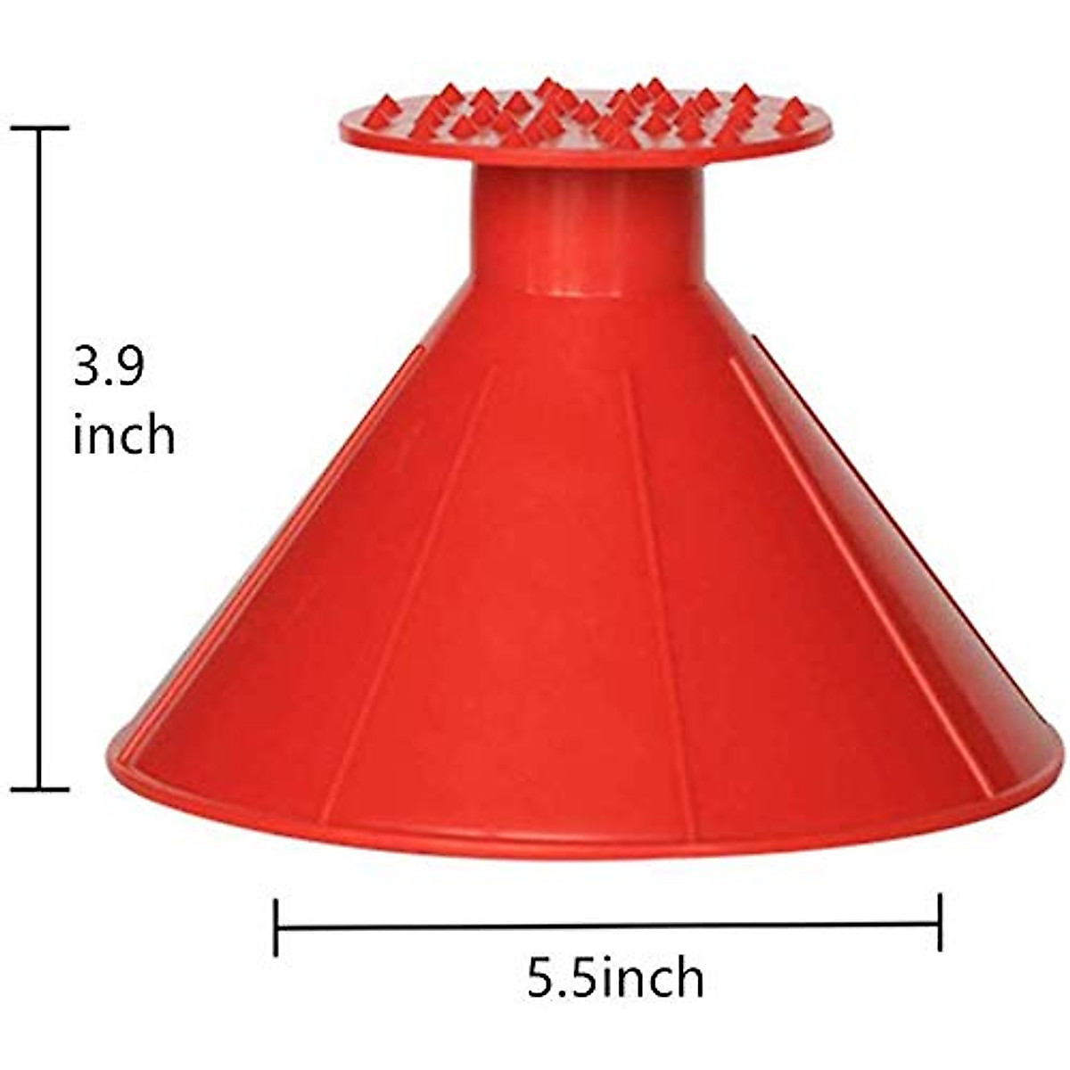 Round Ice Scraper for Car Windshield - Magical Car Ice Remover for Windshield Round Snow Ice Scrapers Remover