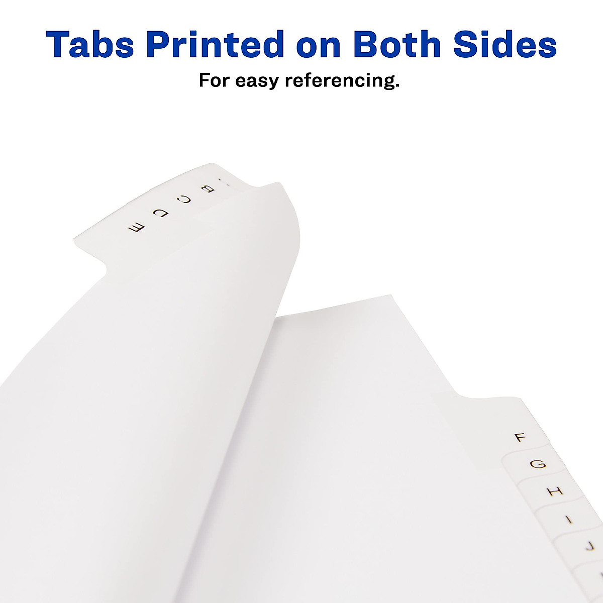 Avery Legal Dividers, Allstate Collated Sets, Letter Size, Side Tab, A-Z, 25 Tabs per Set, 1 Set (01700)