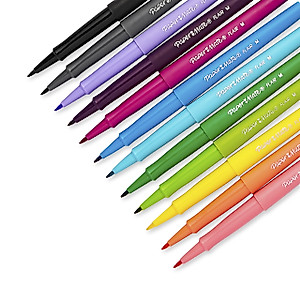 Paper Mate Flair Felt Tip Pens, Medium Point, Special Edition Tropical Vacation, Pack of 12 (1979425)