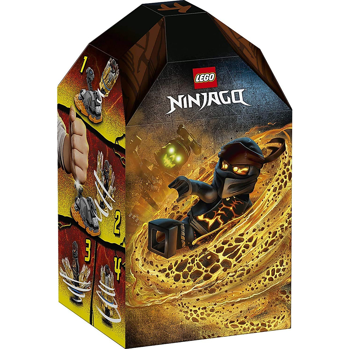 LEGO NINJAGO Spinjitzu Burst - Cole 70685 NINJAGO Accessory Set Building Kit Featuring Ninja Minifigure (48 Pieces)