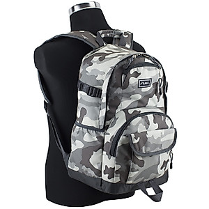 Eastsport Multi-Purpose Millennial Tech Backpack - Grey Camo