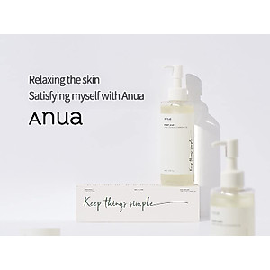 ANUA Heartleaf Pore Control Cleansing Oil Korean Facial Cleanser, Daily Makeup Blackheads Removal 6.7 fl oz(200ml)