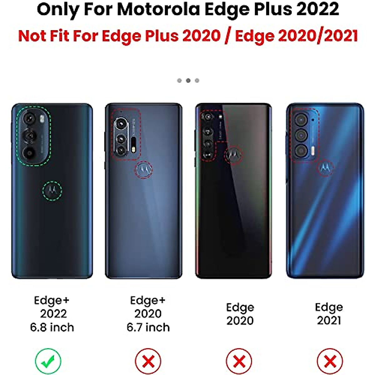 NZND Compatible with Motorola Edge Plus (2022) Case 5G 6.7" /Edge Plus 5G UW (2022) with [Built-in Screen Protector], Full-Body Protective Shockproof Rugged Bumper Cover Durable Case (Fantasy)