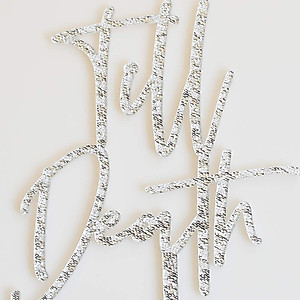 Till Death Cake Topper, Wedding Bridal Shower Engagement Bachelorette Party Decorations, Acrylic Silver Glitter