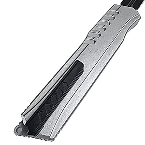 Pocket Survival Fishing Knife Outdoor Tactical Hunting Camping Tools 440C Stainless Steel Fixed Blade Knife Pocket Emergency EDC Gifts (Double Blade)