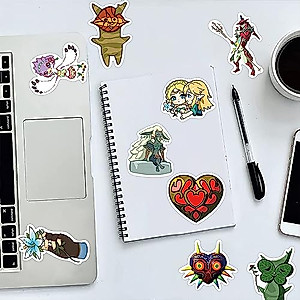 The Legend of Zelda Game Tears of the Kingdom Stickers,50Pcs Vinyl Waterproof Stickers for Laptop,Bumper,Skateboard,Water Bottles,Computer,Phone, Cool Stuff for Teens, Kids, Adults (Tears of the Kingdom)