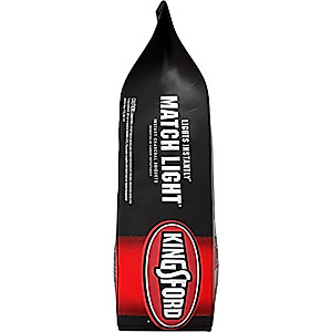 Kingsford Match Light Instant Charcoal Briquettes, BBQ Charcoal for Grilling, Ready in 10 Minutes, No Lighter Fluid or Starter Needed, 12 lbs
