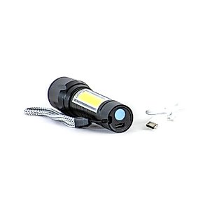 Dorcy 41-4380 100-Lumen Ultra HD Aluminum LED Rechargeable Flashlight with Area Light