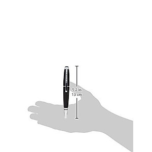 Cross Edge Gel Pen, Retractable, Medium 0.7 Mm, Black Ink, Black Barrel
