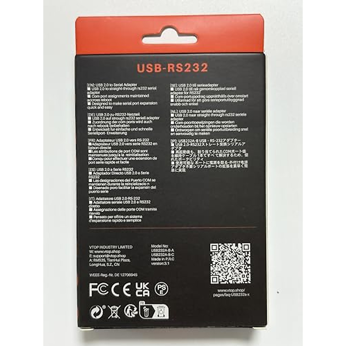 DriverGenius USB C to Serial RS232 DB9 Adapter Cable with 3 x LED Indicators - Prolific PL2303 - Compatible for Windows 11, macOS Sequoia 15.1.1 (USB232A-B-C, 3ft/1m)