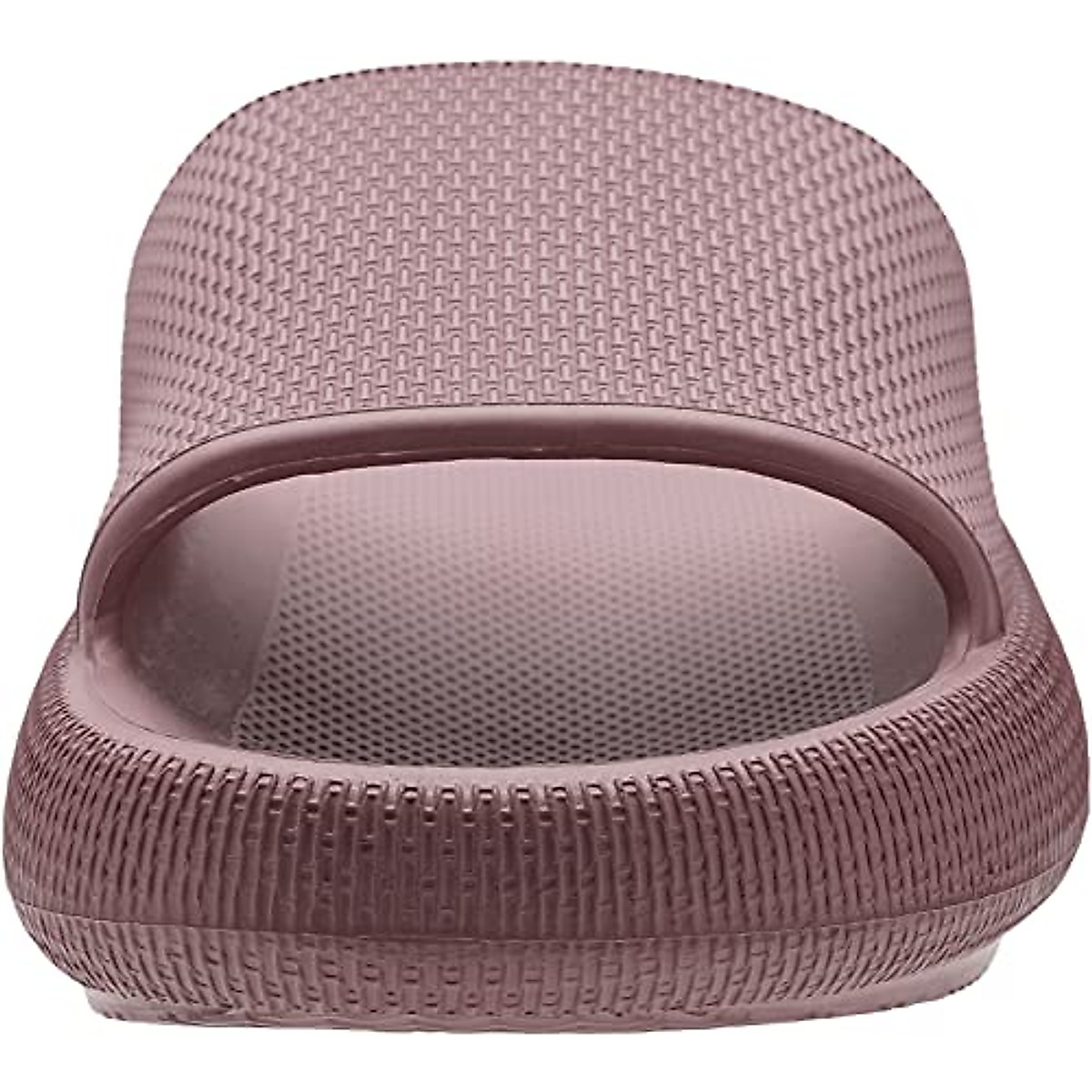 WHITIN Shower Slippers for Women Non Slip Cushioned Slides Size 9 10 Quick Drying Female Floor Outdoor Indoor Fashionable Lightweight Blush 40-41