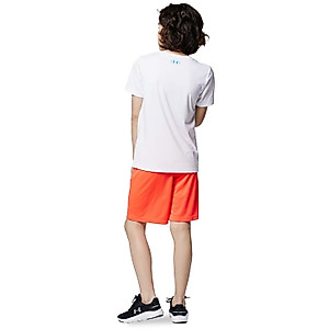 Under Armour boys Prototype 2.0 Logo Shorts , Beta (628)/Black , Youth X-Large