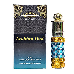 ARABIAN OUD UNISEX Cologne Perfume Essential oil Roll-On (Limited Edition) 6ml Alcohol Free Natural Sweet Oud Perfumes Fragrance | Long Lasting | Gifts for men WOMEN | (ARABIAN OUD)