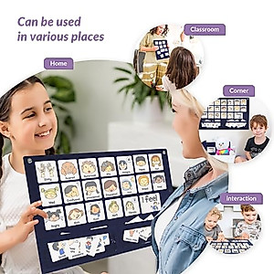 CHEFAN Feelings Chart, Autism Visual Behavior Management, Preschool Teacher Supplies, Daycare Essentials, Social Emotional Learning Activities, Calm Down Corner Classroom Supplies