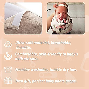 Newborn Photography Props Posing Wraps Assistant Professional Posture Wrap for Studio Photo Props Accessories Beige