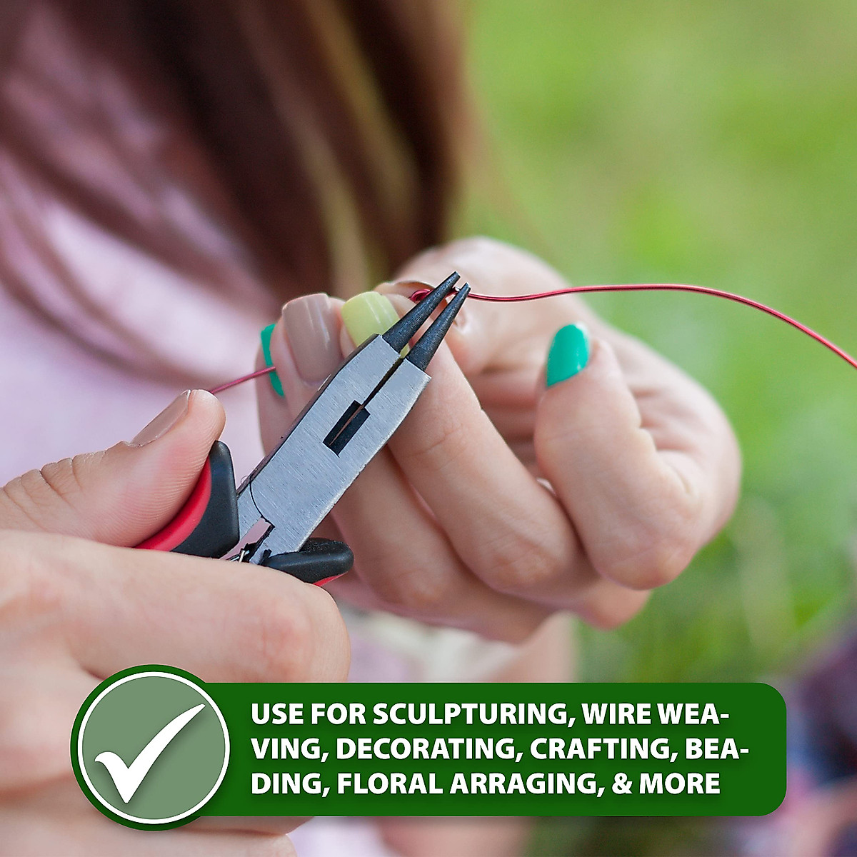 Mandala Crafts 14 Gauge Anodized Aluminum Craft Wire for Jewelry Making - 60 FT Colored Flexible Silver Wire - Bendable for Bonsai Armature Crafting Sculpting