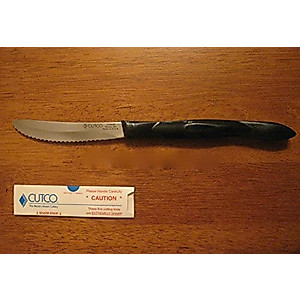 CUTCO Set of 8 Steak/Table Knives #1759 - Black