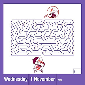 Maze-A-Day Page-A-Day Calendar 2023: Follow the Path to a Sharper Brain!
