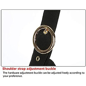 Canvas Crossbody Bag Casual Handbags Work Travel Bag Hobo Bag Shoulder Tote Purse Shopping Bag For Women Girls（Black）