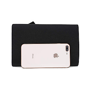 IXEBELLA Satin Evening Bag Bow Clutch Purse for Women Formal Party/Prom/Wedding (Black)