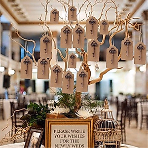 50pcs Copper Skeleton Key Beer Bottle Opener With 100 Pcs Blank Card and 98 Feet Hemp Rope for Wedding Party Favors (mixed 5 styles copper)