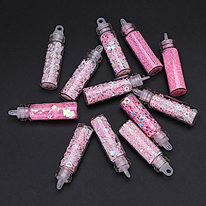12 Bottle/Set Manicure Sequins Nail Art Glitter Sequins DIY Nail Beauty Filling Tools Nail Art Supplies for Eyes Makeup-603