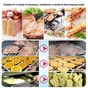 Kolice Commercial Blast Chiller & Freezer, Chest Freezer, Restaurant/Laboratory Blast Freezer, Freezer Cabinets for ice cream, seafood, desserts, meat, dumpling etc. Lowest Temp. -31°F(-35°C), 32L