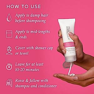 PHILIP KINGSLEY Elasticizer Deep-Conditioning Hair Mask Repair Treatment for Dry Damaged Colored Bleached All Hair Types Deeply Conditions Adds Bounce and Shine, 2.5 oz