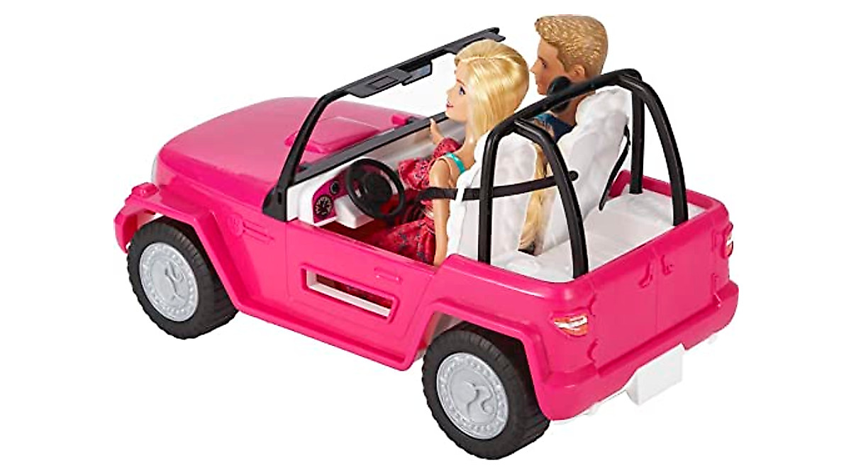 Barbie Car Beach Cruiser with Doll Set - Adventure Awaits!