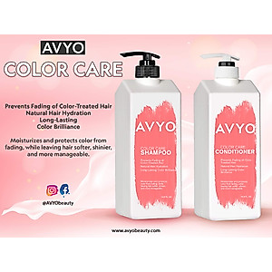 AVYO Color Care Shampoo | Moisturizes and Protects Color from Fading